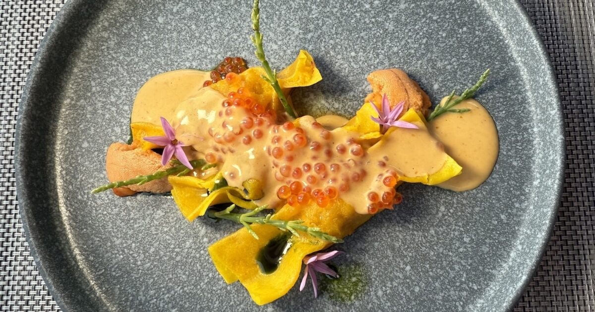 This beachfront fine dining restaurant launched a new tasting menu