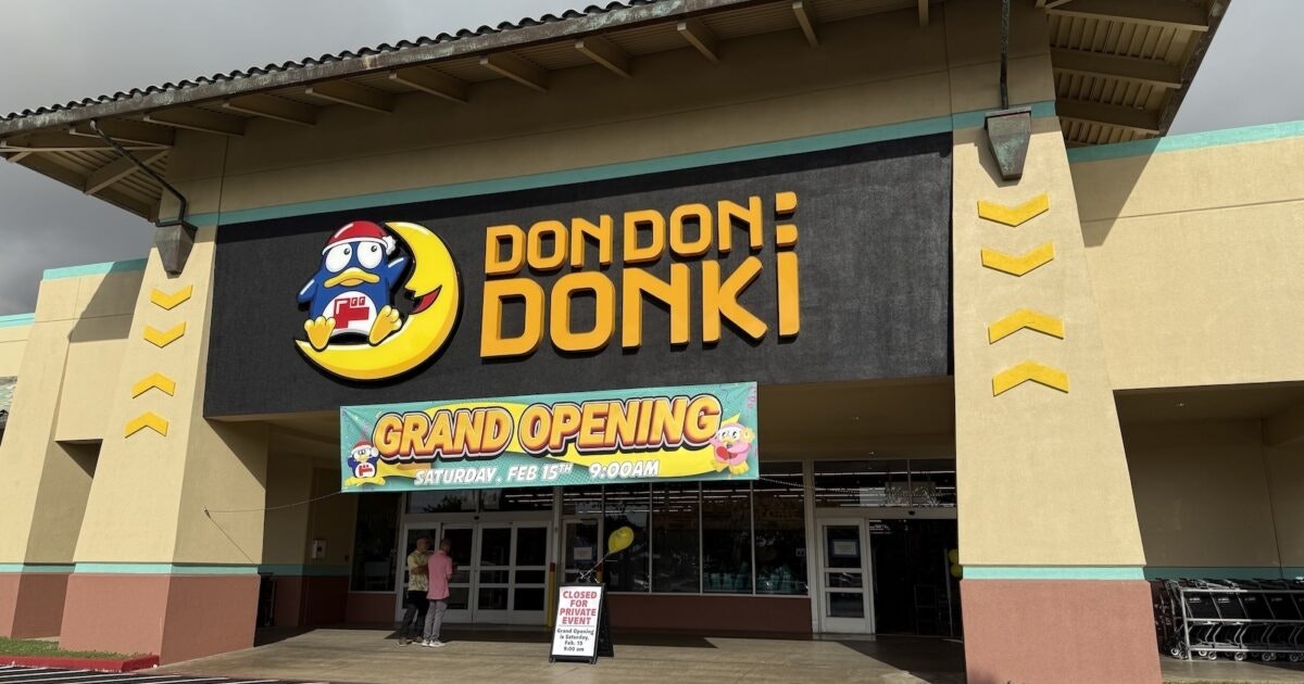 Hawaiʻi’s first Don Don Donki is opening tomorrow in Kapolei