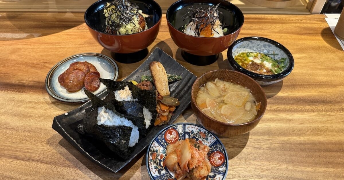 A new breakfast menu is available at this gourmet musubi café