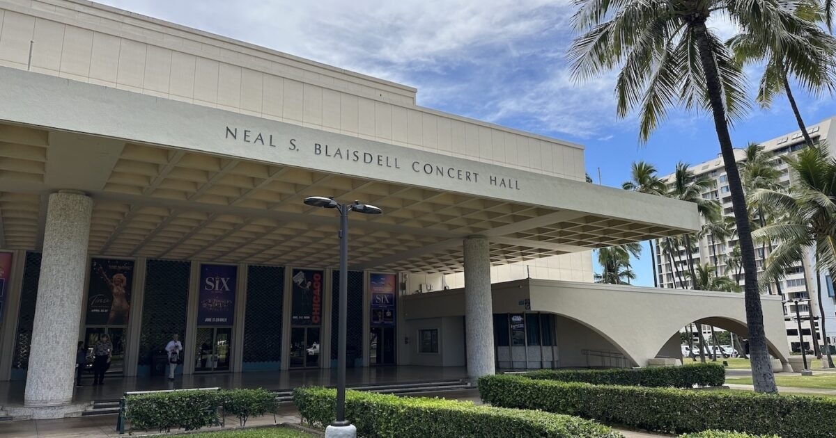 Behind-the-scenes of the Neal S. Blaisdell Concert Hall’s recent ...