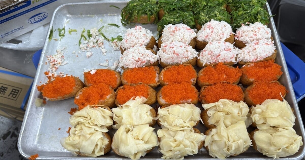 Inari Factory has $1.50 inari bombs and hand rolls