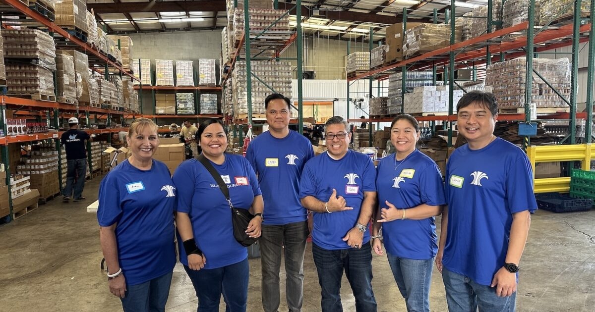Island Insurance employees give back