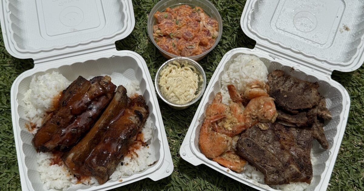 Kau Kau Grill — and its huge plates lunches — recently relocated