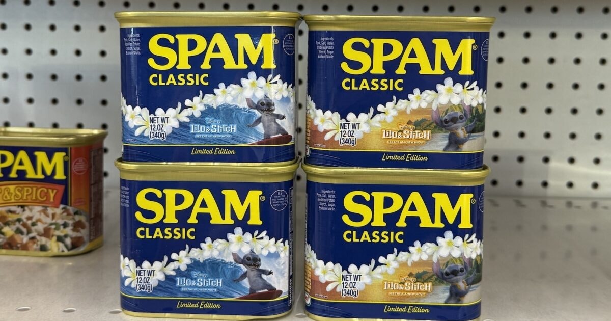 Limited-edition Lilo & Stitch Spam classic cans now available in ...