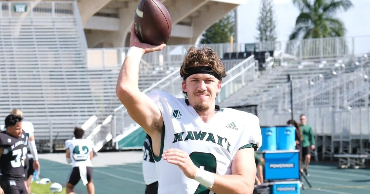Hawai‘i confident in backup quarterback Luke Weaver if called upon to ...