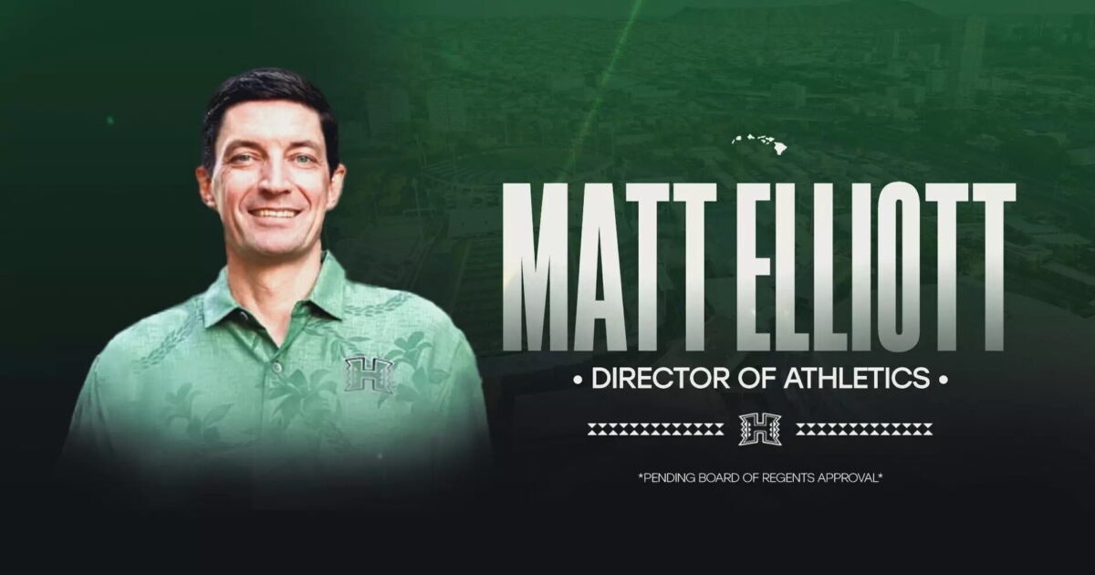 Matt Elliott Appointed New UH-Mānoa Athletics Director - Aloha State Daily