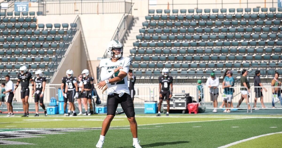 Five 2025 Hawai‘i football games to be shown on national television