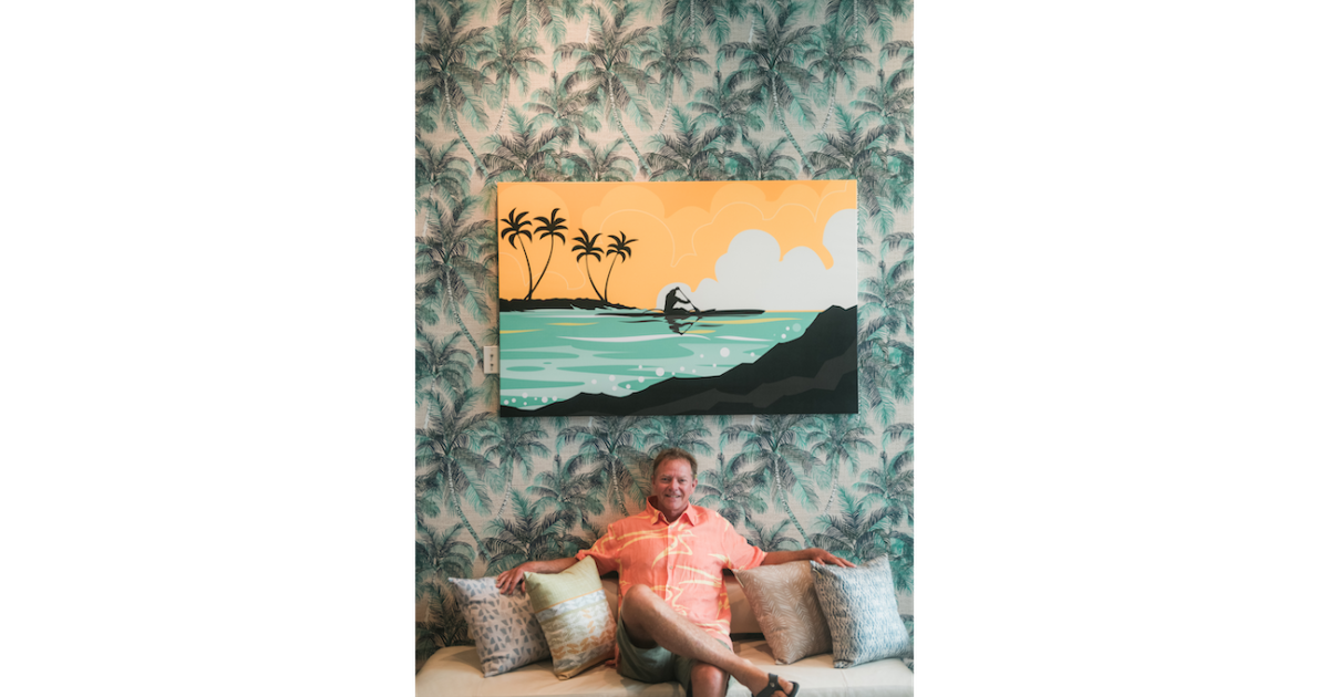 Waterman Mike Field's art is on display at Outrigger Kona Resort & Spa